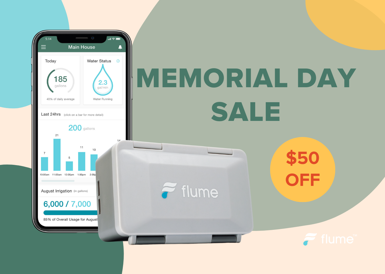 Flume Water | Smart Home Water Monitor | Water Leak Detector